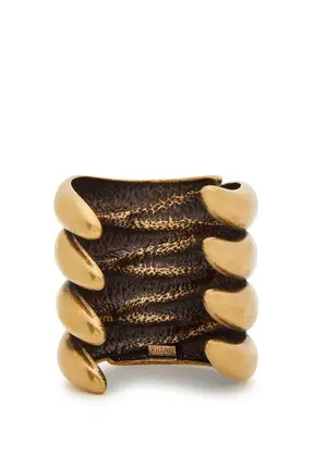 Khaite Cyclone Sculpted -plated Cuff - Gold
