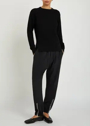 Rick Owens Fisherman Ribbed Wool Jumper