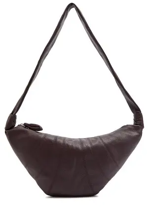 LEMAIRE Croissant Medium Grained Leather Shoulder Bag