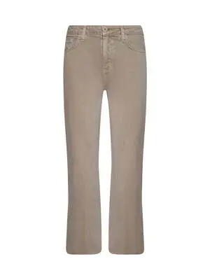 L'Agence Wanda Cropped Wide-leg Jean - Biscuit