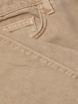L'Agence Wanda Cropped Wide-leg Jean - Biscuit