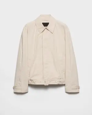 Prada Cotton Jacket - Chalk White