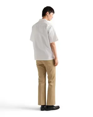 Prada Printed Cotton Bowling Hirt