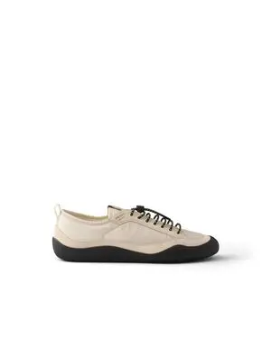 Prada Speedrock Re-nylon And Suede Sneakers