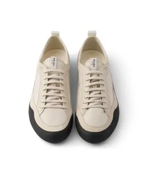 Prada Speedrock Re-nylon And Suede Sneakers