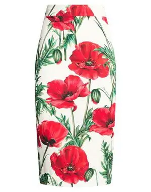 Dolce & Gabbana Midi Pencil Skirt - White