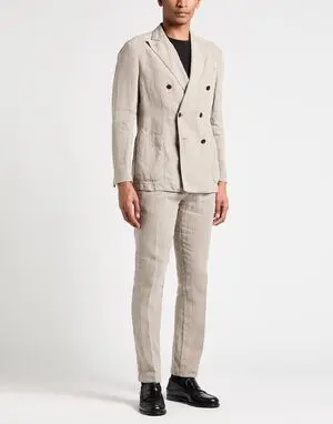 Boglioli Suit Size Linen - Sand
