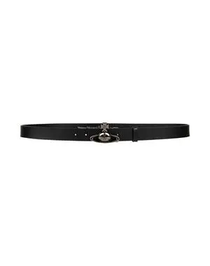 VIVIENNE WESTWOOD Cow Leather Belt - Black