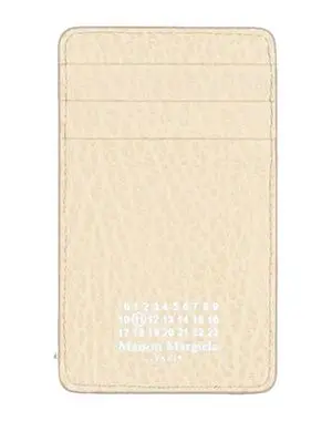 MAISON MARGIELA Cardholder Cow Leather - Beige