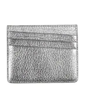 MAISON MARGIELA Cardholder Cow Leather - Silver