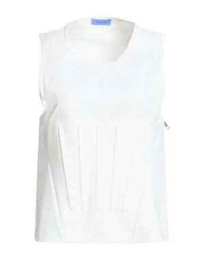 MUGLER Scuba Top - White