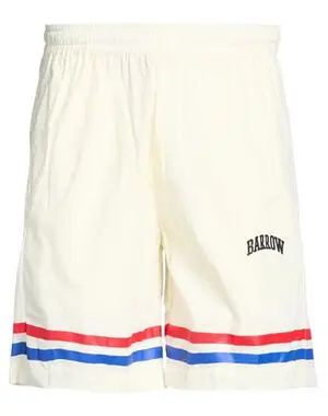 BARROW Cotton Athletic Shorts - White
