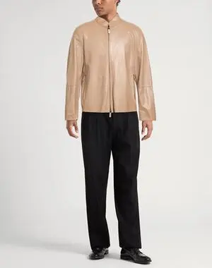 Emporio Armani Camel Lambskin Jacket
