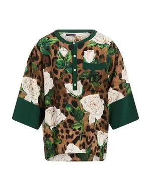 Men's Green Tiger Print Shirts