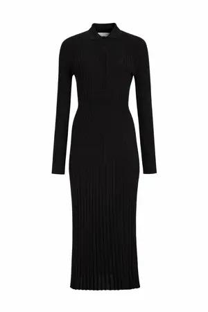 Gabriela Hearst Ardor Knit Maxi Dress - Black