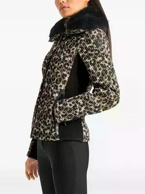Fusalp Leopard-print Ski Jacket