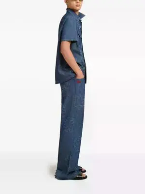 Marni Five-pocket Frayed Jeans