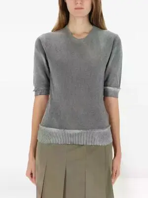 Our Legacy Ribbed-details T-shirt
