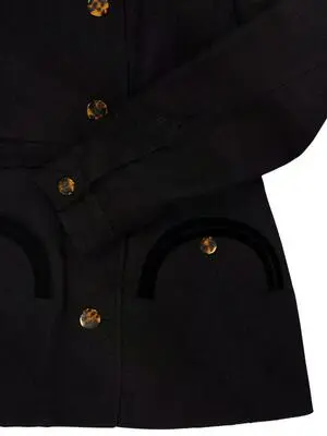 BLAZÉ MILANO Luna Belted Jacket - Black