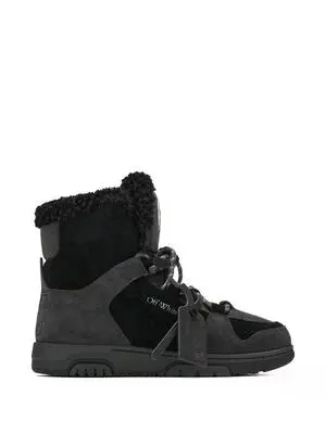 Off-white Logo Boots For Men
