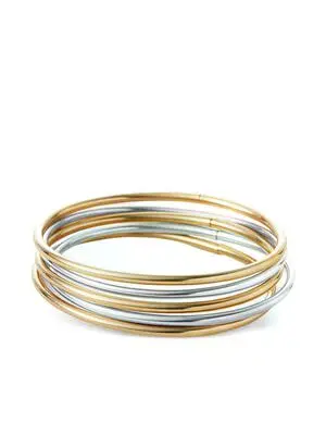 Jenny Bird Dane Two-tone Bangle Bracelet - Gold