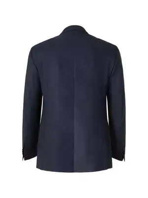 Scabal Single-breasted Wool Suit - Blue