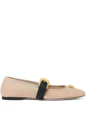 Versace La Medusa Nappa Ballet Flats