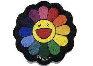 TAKASHI MURAKAMI Flower Floor Mat Rug - Multicolor