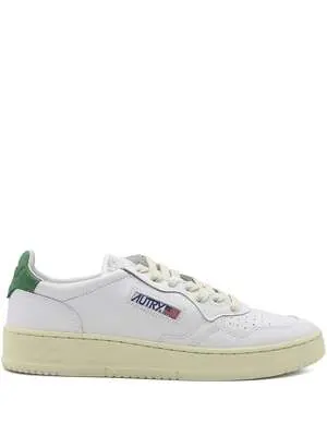 AUTRY Medalist Low Leat/leat Shoes - Wht/green