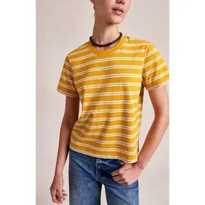 LA LIGNE Striped Mol Tee