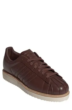 Adidas Gender Inclusive Superstar Lux Sneaker - Brown/brown/warm Sandstone