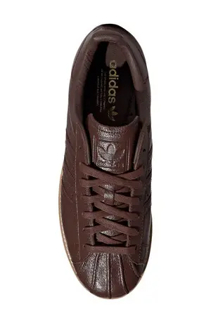 Adidas Gender Inclusive Superstar Lux Sneaker - Brown/brown/warm Sandstone