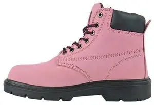 MOXIE TRADES Moxie Angelina Composite Toe Work Boots - Pink