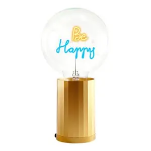 MITB Be Happy Portable Table Lamp - Gold