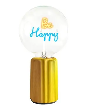 MITB Be Happy Portable Table Lamp Yellow