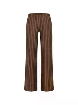 REFORMATION Petite Vida Low-rise Trousers - Brown