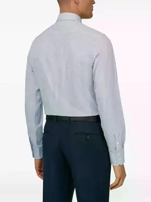 Boggi Milano Windsor-collar Striped Shirt