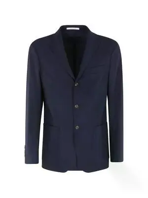 Eleventy Single-breasted Blazer - Blue