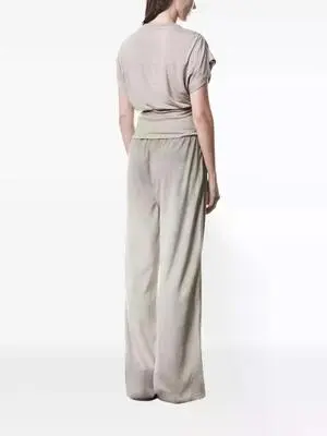 THOM KROM Gathered T-shirt - Grey