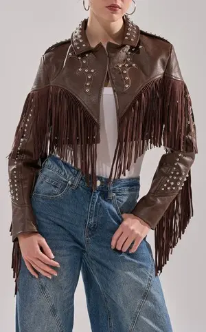AZALEA WANG Reece Fringe Jacket