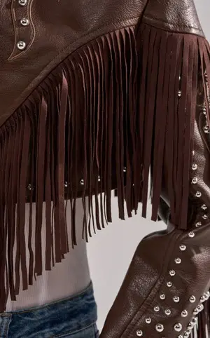 AZALEA WANG Reece Fringe Jacket