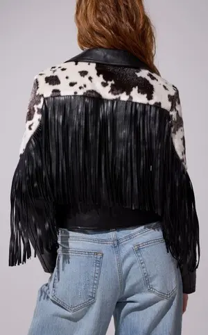 AZALEA WANG Olandria Fringe Jacket