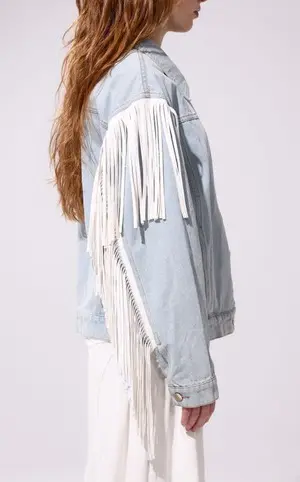 AZALEA WANG Arla Fringe Jacket
