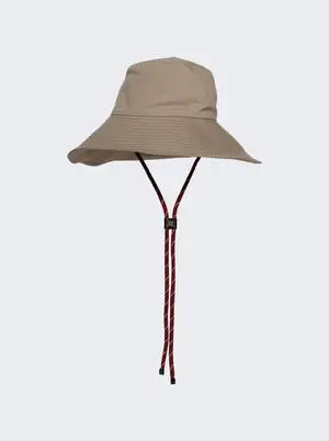 Miu Miu Washed Denim Bucket Hat - Beige
