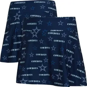 CONCEPTS SPORT Dallas Cowboys Mosaic Allover Print Skort - Navy