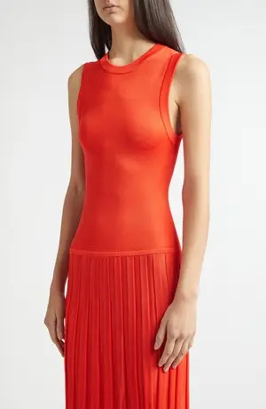 ZANKOV Gretchen Sleeveless Sweater Dress