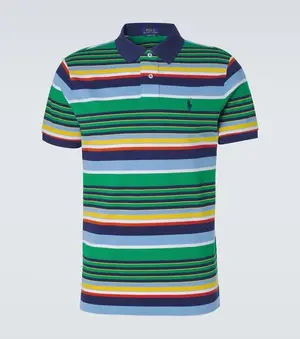 Women's Striped Cotton Polo