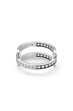 Lagos Caviar Spark Linear Diamond Ring