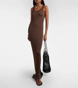 Saint Laurent Cassandre Beaded Shoulder Bag - Black