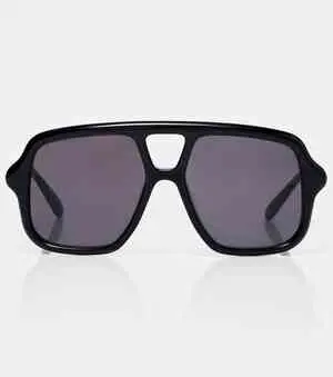Loewe Slim Aviator Sunglasses - Black